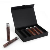 China Custom Black Luxury Magnetic Spice Paper Gift Packaging Boxes for sale