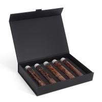 China Custom Black Luxury Magnetic Spice Paper Gift Packaging Boxes for sale