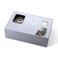 China Custom Size Luxury Fruit Jam Jar Gift Box With Window For 2 Jam Jars for sale