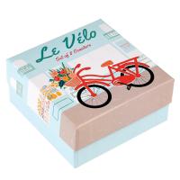 China Custom Size Printing Empty Small Square Coaster Set Packaging Box For Coasters for sale