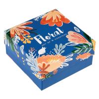 China Custom Size Printing Empty Small Square Coaster Set Packaging Box For Coasters for sale