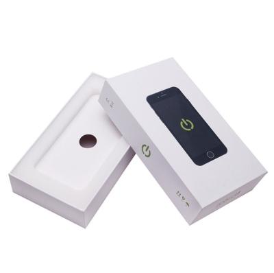 China Custom Size Design Premium Rigid Cardboard Phone Packaging Box For Smartphone for sale