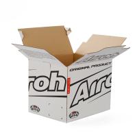 China Custom Sized Corrugated Paper Motorcycle Helmet Packaging Box for sale