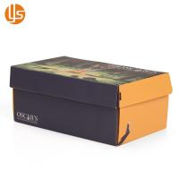 China Personalized Corrugated Paper Women Shoe Box Full Color Printing for sale