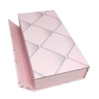 China Customise Luxury Pink Press On Nails Packaging Box For Artificial Nails for sale