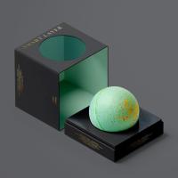 China Custom Luxury Lid And Base Bath Bomb Gift Packaging Box With Window for sale