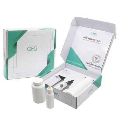 China Custom Shampoo Box Packaging Dropper Bottle Shipping Boxes With Insert for sale