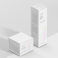 China Custom Size Simple Cosmetic Skincare Product Paper Box With Your Own Logo for sale