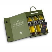 China Luxury Logo Printing Olive Oil Gift Boxes Packaging Varnishing for sale