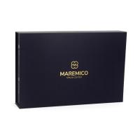 China Custom Rigid Magnetic Closure Luxury Foldable Black Gift Box Packaging for sale