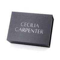 China Grey Magnetic Gift Box Packaging With Custom Silvery Logo for sale