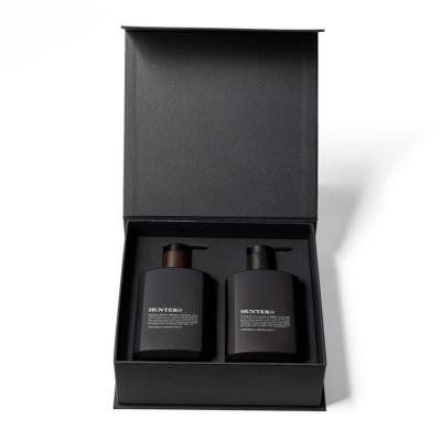 China Custom Logo Paper Facial Cleanser Lotion Shampoo Bottles Gift Box Packaging for sale