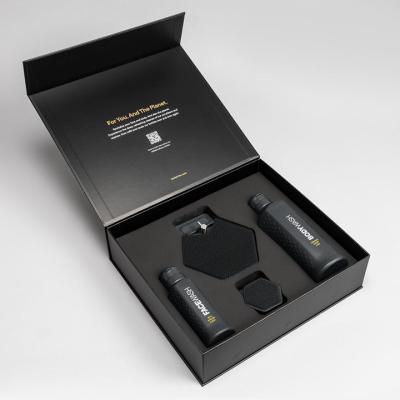 China Black Luxury Magnetic Tumbler Gift Boxes Packaging For 20oz Tumbler for sale