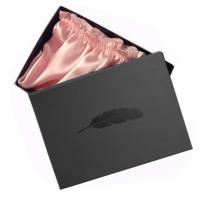 China Customized Black Lingerie Packaging Packing Paper Cardboard Box Emballage Lingerie Shipping Boxes For Lingerie for sale