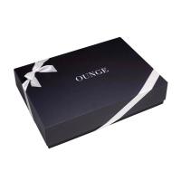 China Customized Black Lingerie Packaging Packing Paper Cardboard Box Emballage Lingerie Shipping Boxes For Lingerie for sale