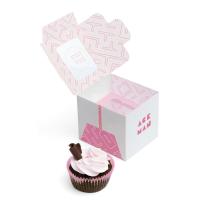 China Custom Folding Clear PVC Window Cake Box For Cake Packaging for sale
