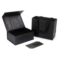 China Luxury Rigid Custom Logo Paper Packaging Gift Box And Bag for sale