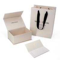 China Luxury Rigid Custom Logo Paper Packaging Gift Box And Bag for sale