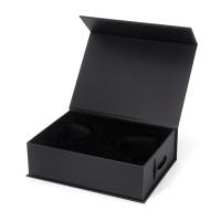 China Custom Logo Luxury Magnet Box Black Clear Aligner Packaging Box for sale