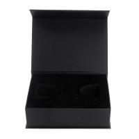 China Custom Logo Luxury Magnet Box Black Clear Aligner Packaging Box for sale