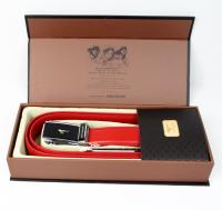 China Custom Logo Print Luxury Mens Paper Belt Packing Box Gift Cardboard Paper Packaging Wallet Box For Men for sale