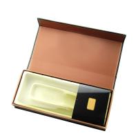 China Custom Logo Print Luxury Mens Paper Belt Packing Box Gift Cardboard Paper Packaging Wallet Box For Men for sale