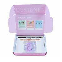 China Custom Logo Printed Cardboard False Eyelash Packaging Shipping Box for sale