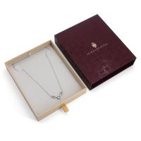 China Custom Luxury Rigid Paper Packaging Gift Drawer Jewelry Box for sale