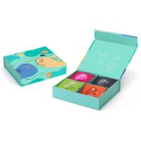 China Custom Printed Luxury Tea Bags Gift Packaging Tea Assortment Boxes for sale
