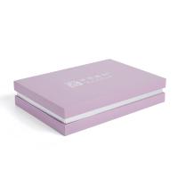 China Custom Luxury Rigid Cardboard 2 Pieces Makeup Cosmetic Skincare Gift Box With Removable Lid for sale