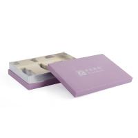 China Custom Luxury Rigid Cardboard 2 Pieces Makeup Cosmetic Skincare Gift Box With Removable Lid for sale