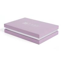 China Custom Luxury Rigid Cardboard 2 Pieces Makeup Cosmetic Skincare Gift Box With Removable Lid for sale