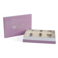 China Custom Luxury Rigid Cardboard 2 Pieces Makeup Cosmetic Skincare Gift Box With Removable Lid for sale