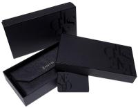 China Custom Luxury UV Logo Printed Men'S Gift Wallet Box Packaging for sale