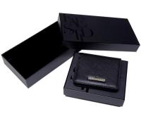 China Custom Luxury UV Logo Printed Men'S Gift Wallet Box Packaging for sale