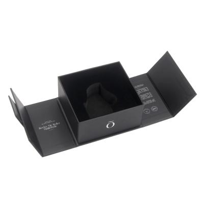 China Custom Logo Printed Luxury Double Door Open Gift Packaging Box with EVA insert for sale