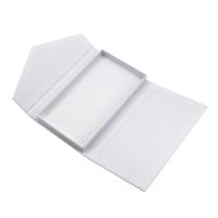 China Custom Logo Luxury White Cardboard Handbag Wallet Gift Box With Gold Foil Print for sale