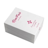 China Custom Logo Premium Textured Paper Perfume Bottle Packaging Box With EVA Foam for sale