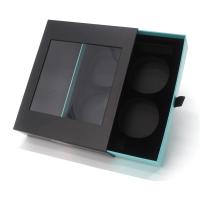 China Custom High End Drawer Slide Sleeve Packaging Paper Box With Window for sale