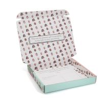 China Custom printed White Cardboard Clothing Mailer Shipping Packaging Box With Logo for sale