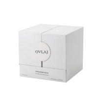 China Custom Luxury Double Door Open Skincare Bottle Packaging Gift Box for sale