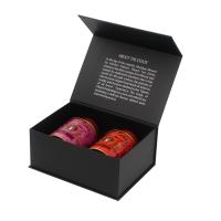 China Custom Luxury Magnetic Book Shaped Tea Gift Box Packaging For Tea Cans for sale