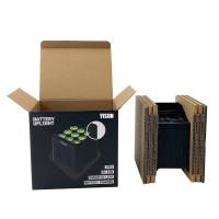 China Custom Logo Corrugated Carton LED Battery Light Packaging Box for sale