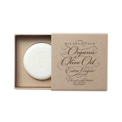 China Luxury Custom Printed Brown Kraft Drawer Soap Boxes Packaging for sale