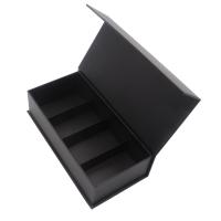China Custom Luxury Magnetic Wine Packaging Boxes For 3 Bottles for sale