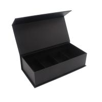 China Custom Luxury Magnetic Wine Packaging Boxes For 3 Bottles for sale