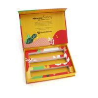 China Custom Logo Premium Honey Tube Packaging Cardboard Honey Packing Box for sale