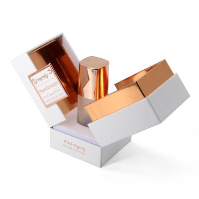 China Custom Premium Double Door Magnetic Paper Packaging Boxes For Hand Cream for sale