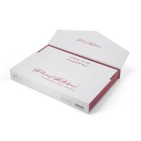 China Custom 2 Door Open Empty Beauty Skincare Cosmetic Products Paper Gift Packaging Box for sale
