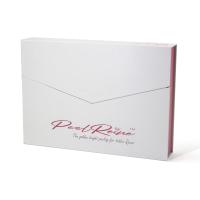 China Custom 2 Door Open Empty Beauty Skincare Cosmetic Products Paper Gift Packaging Box for sale